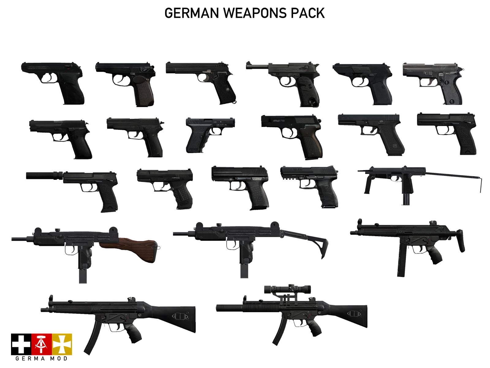 1951 から 2012 年までのドイツ軍武器を追加する Arma 2 用 German Weapons Pack アドオン | 弱者の日記 ...