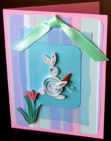 Quilled Rabbit Cards