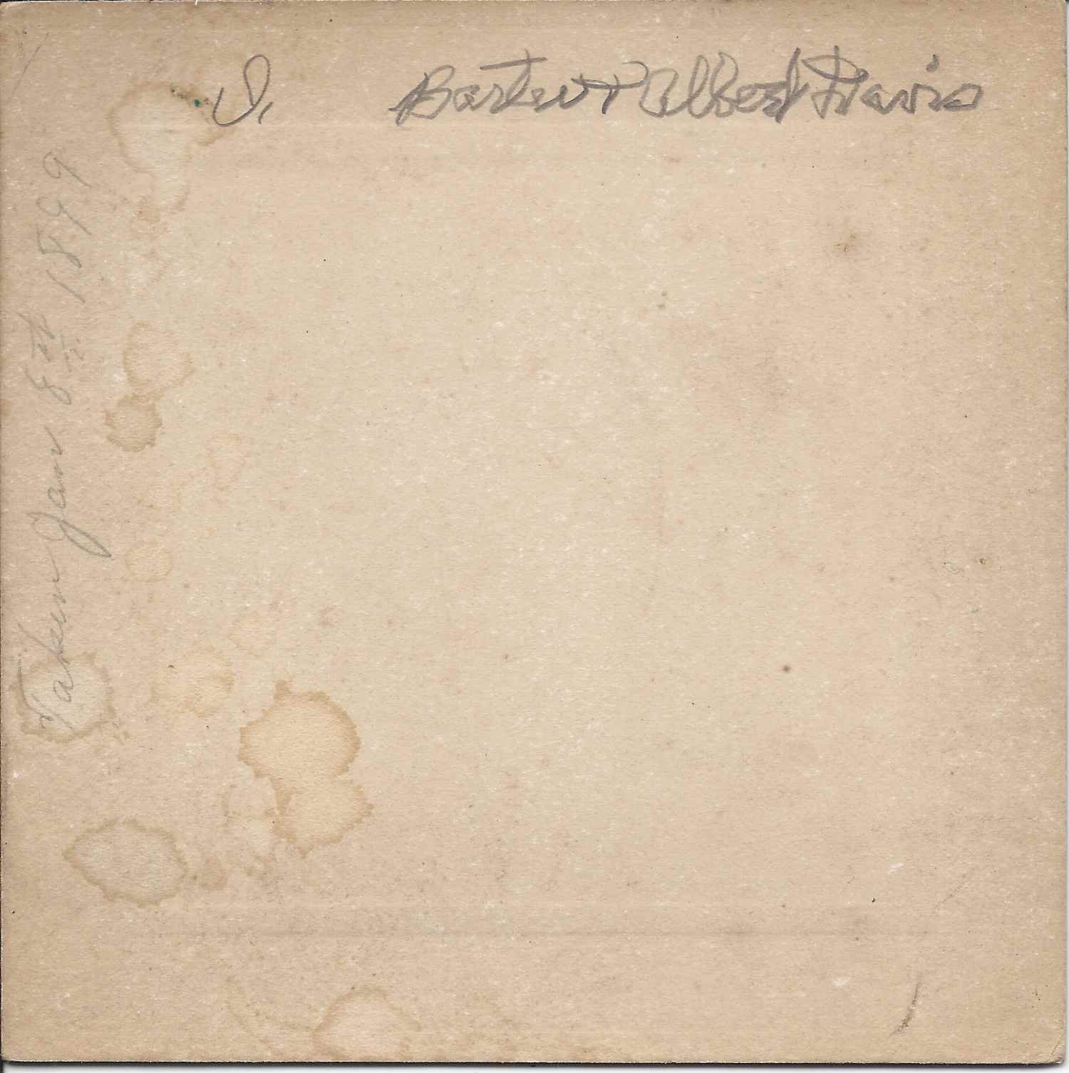 Heirlooms Reunited: 1899 Photograph of Two Men IDed as Albert Davis and ...