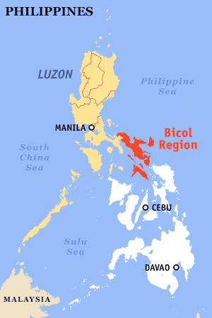 Where Is Bicol Philippines Map - United States Map
