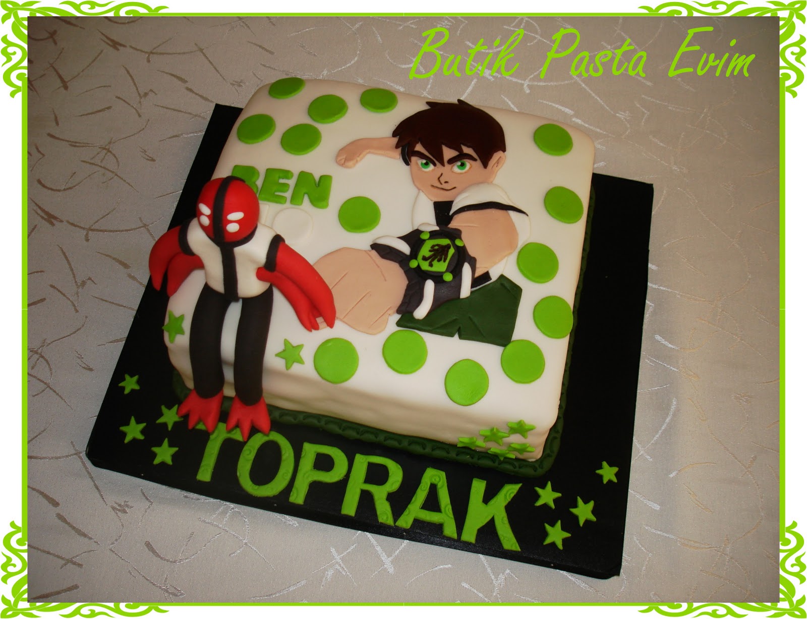 BUTİK PASTA EVİM----DENİZLİ: Ben 10 Pastası-TOPRAK...