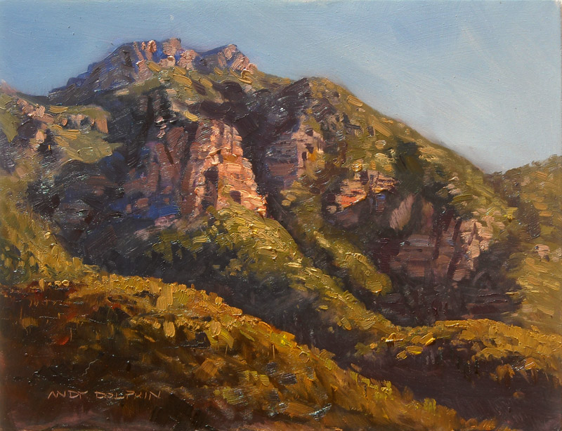 My Week in Art: Bluff Knoll - sketches in oil