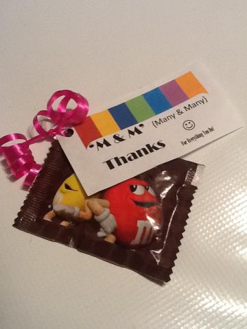Mrs. Emily's Smiles: M&M Thank You