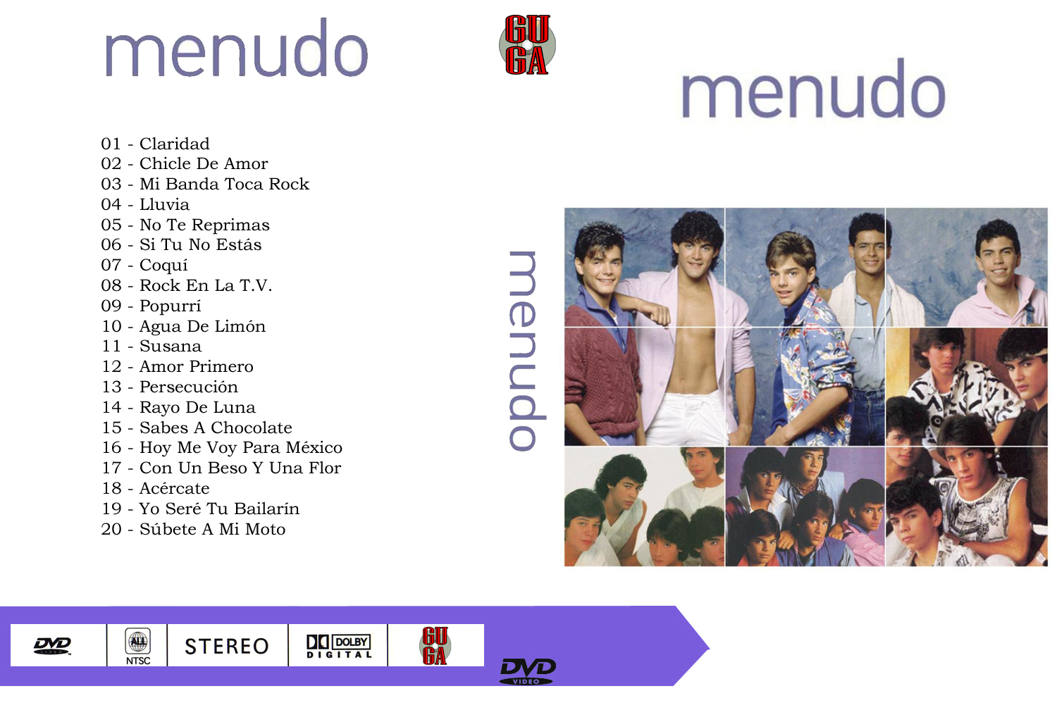 Guga DVDs: DVD Menudo