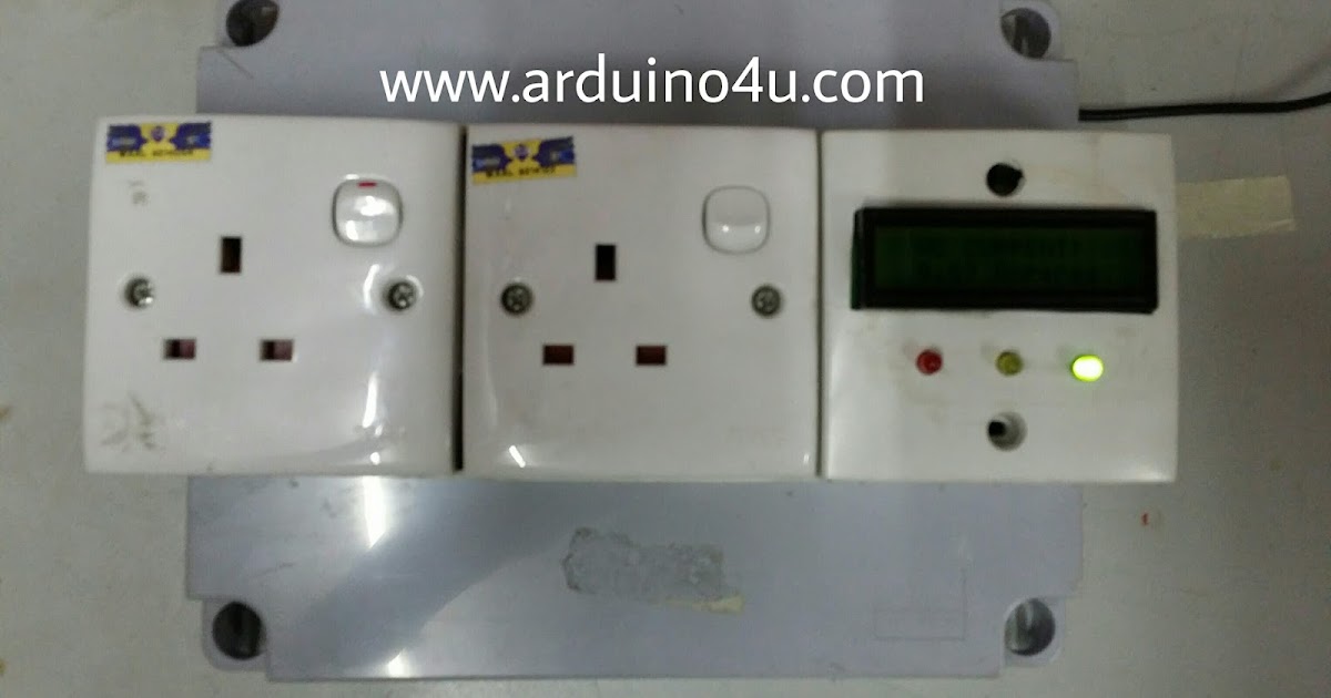 Projek Elektronik Arduino4u.com: 16.Smart Socket