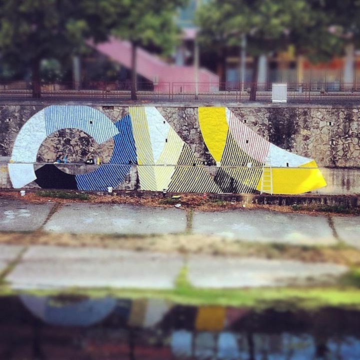 MOMO New Mural In Girona, Spain – StreetArtNews