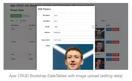 Php Pdo Ajax Crud Using Bootstrap Modals And Datatables