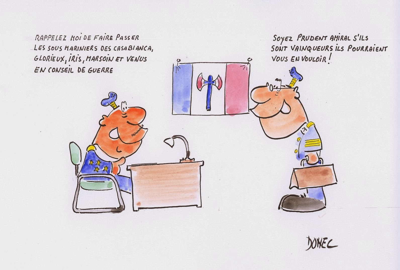 La Marcophilie Navale Envelopmer: Humour carré Marine nationale dessin ...