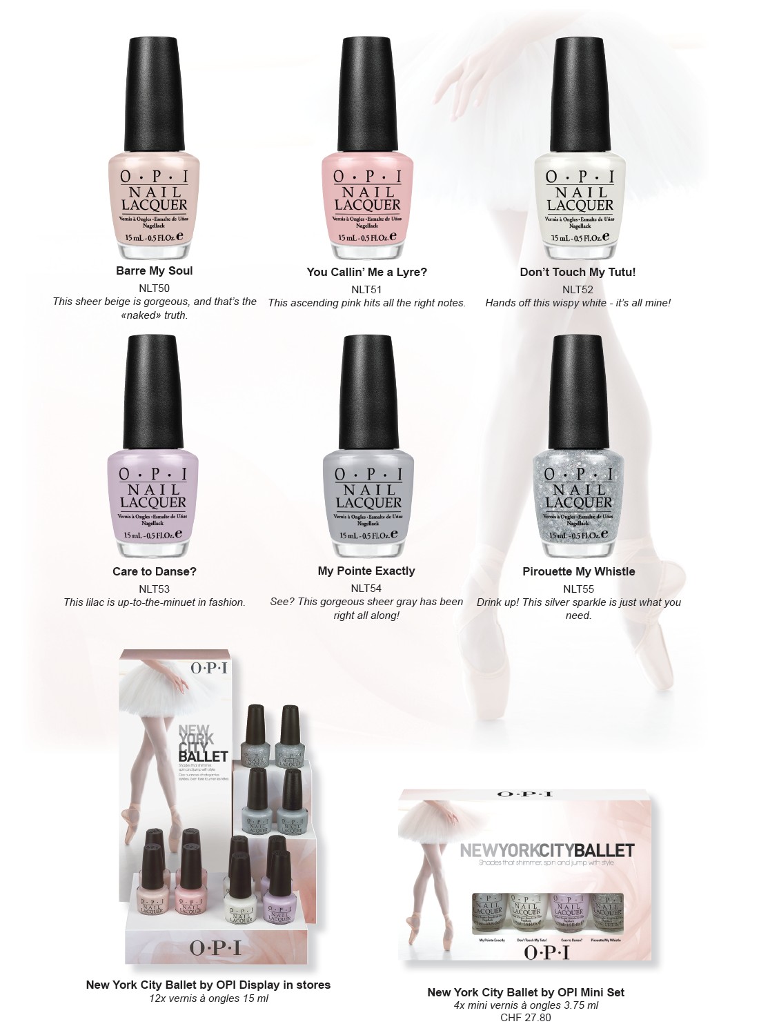New York City Ballet by OPI - Nailderella
