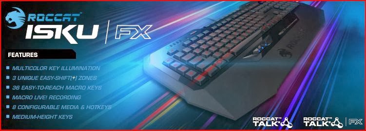 Akillie Gaming: Roccat Isku Fx Keyboard