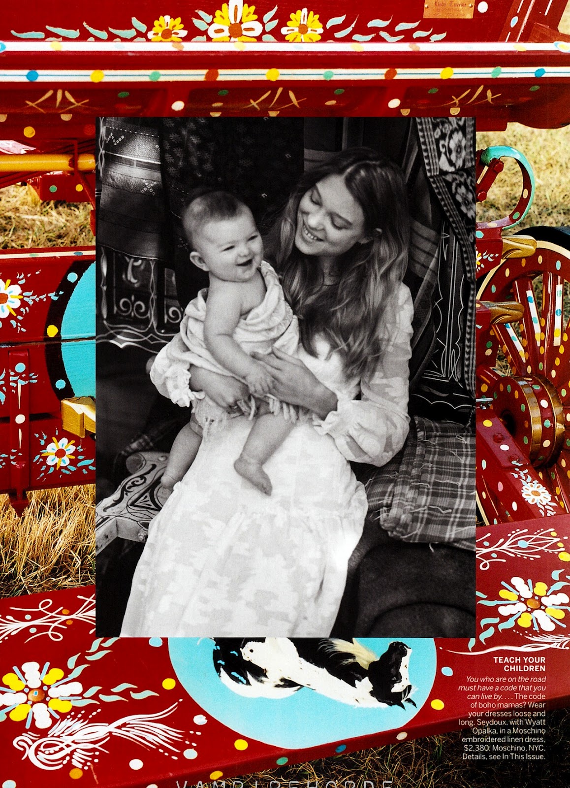 raquel zimmermann and lea seydoux by bruce weber for us vogue april ...