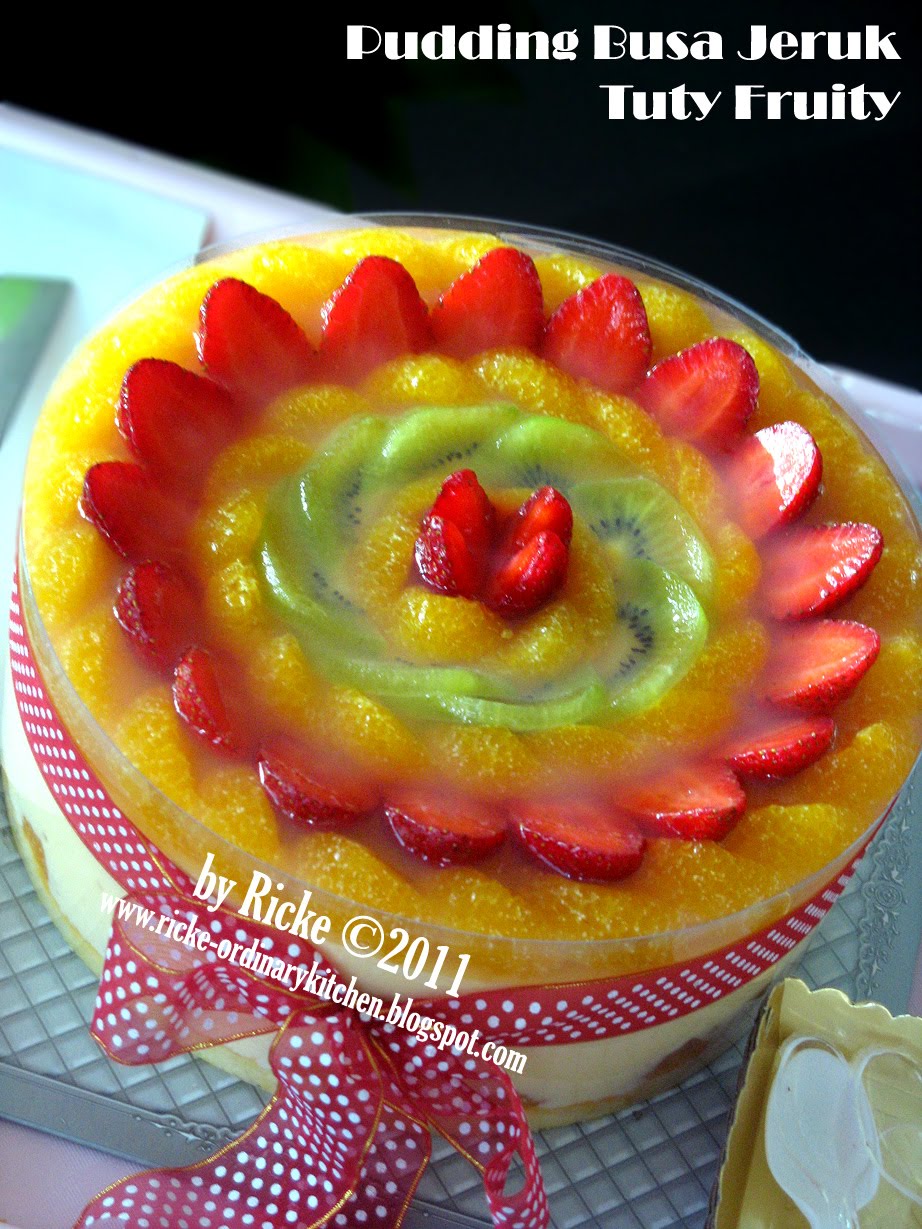 PUDDING BUSA JERUK TUTY FRUITY | 1000 Aneka Resep Masak