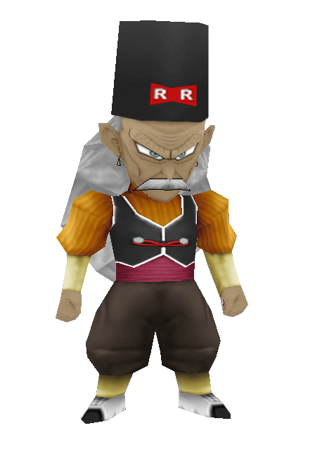 Chibi Krillin Android 18 Papercraft