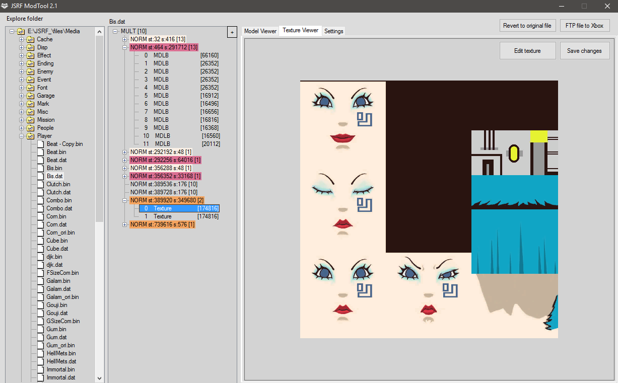JSRF Inside - The art of Jet Set Radio Future and Modding: JSRF Tool 2. ...