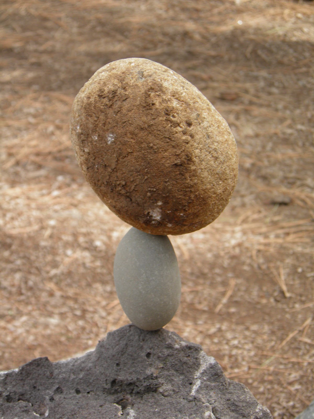 walking flagstaff: stone balancing at flagstaff arboretum