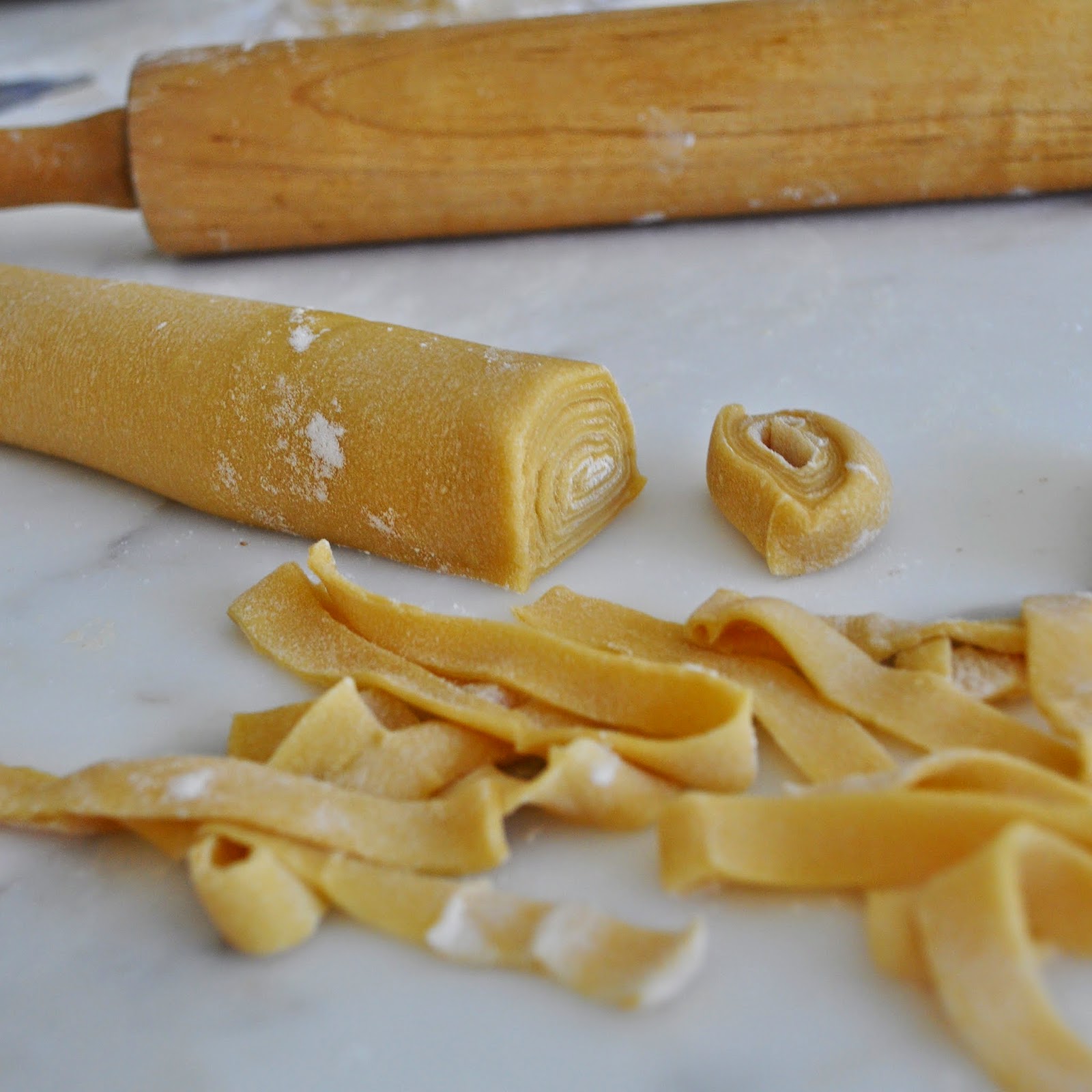 Cooking with Manuela: Fresh Handmade Egg Tagliatelle Pasta