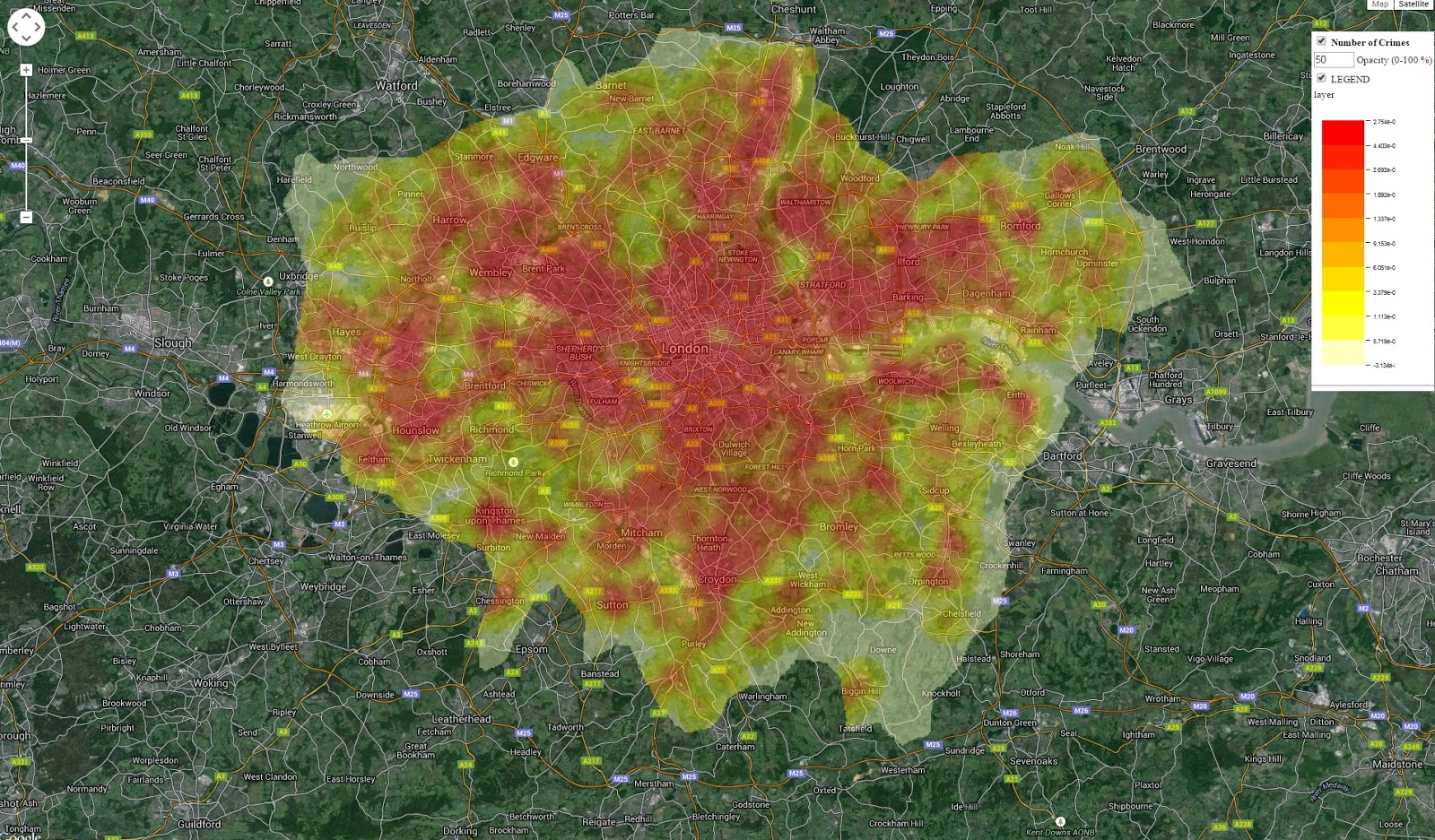 R tutorial for Spatial Statistics: Interactive maps of Crime data in ...