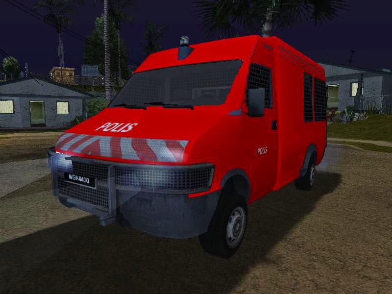 GTA SA MALAYSIA MODS: VAN FRU POLIS