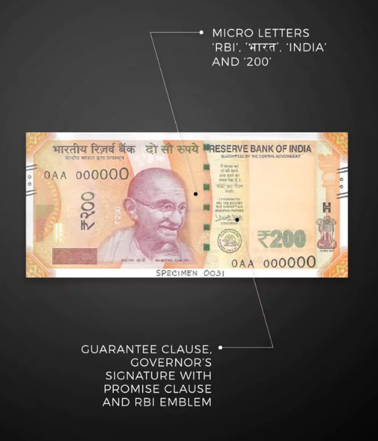 📣Features of the all new Indian 200 rupee note which are enhanced