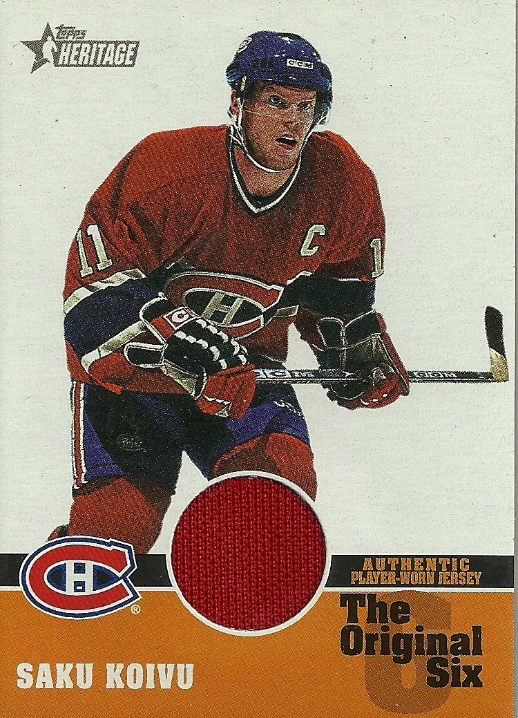 Hell's Valuable Collectibles: Saku Koivu Jersey Card