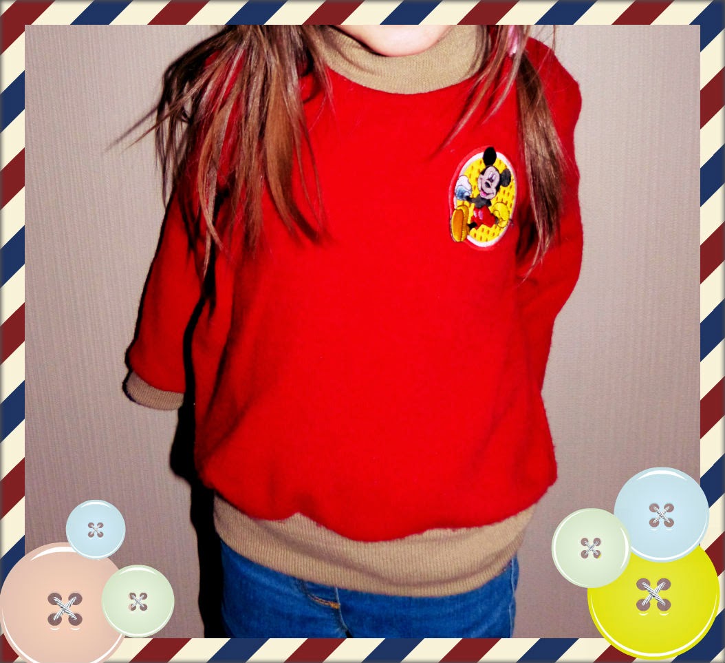 THE petit pull Mickey Mouse - Jueru - Couture et Compagnie