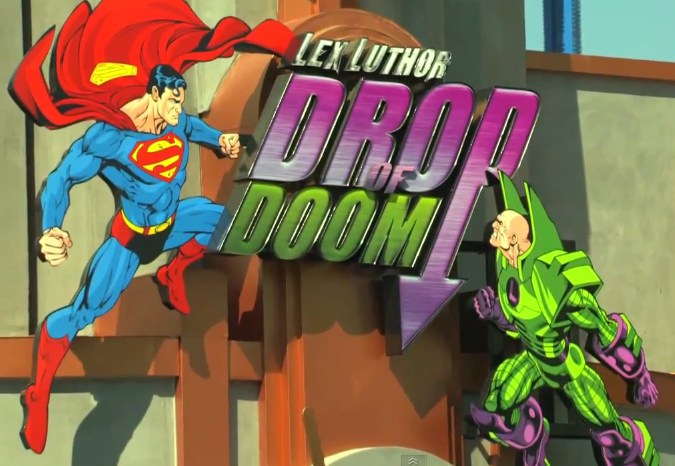 NewsPlusNotes: Lex Luthor Drop of Doom Opens as the World's Tallest ...