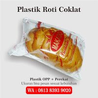 plastik roti, plastik snack, plastik kue: Plastik OPP Lem