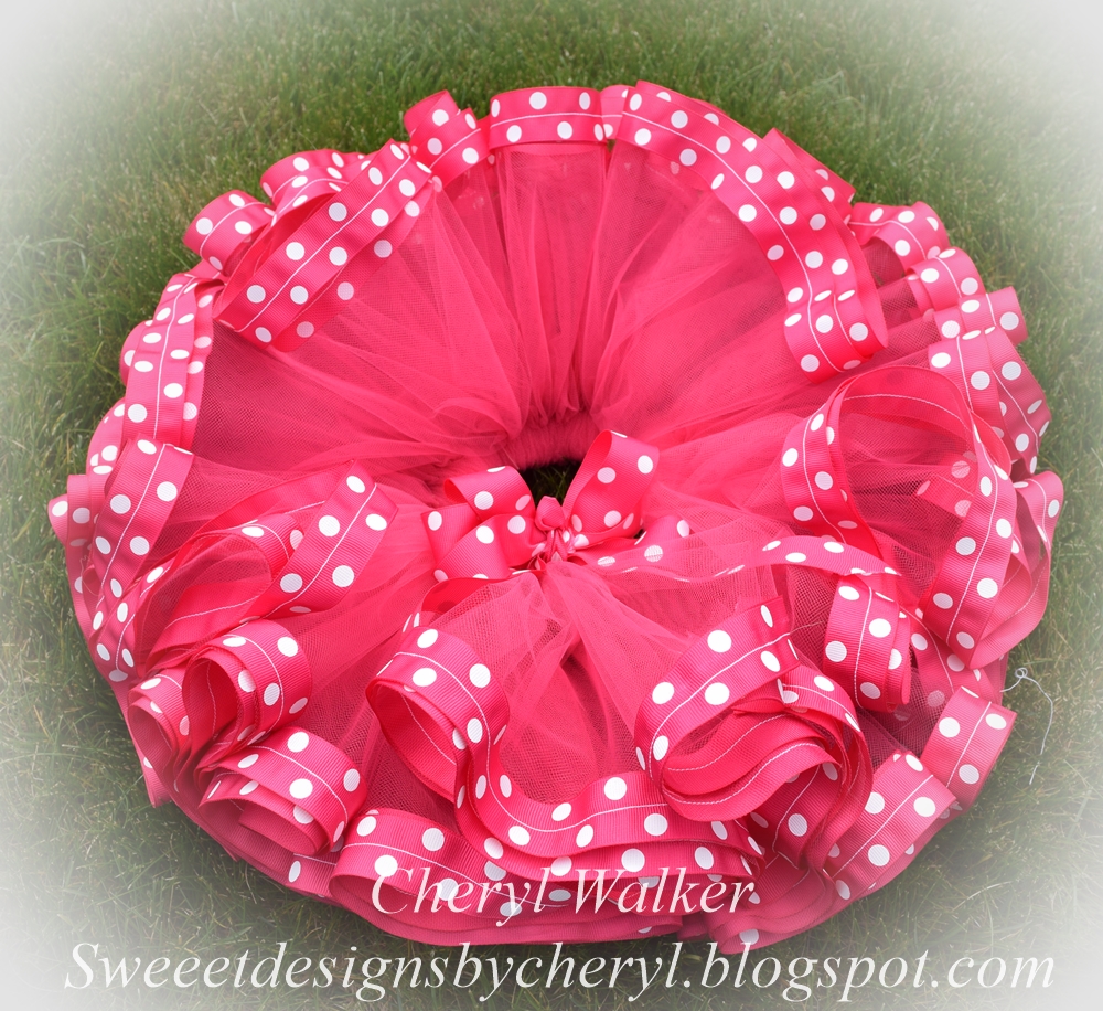 Really Reasonable Ribbon Blog: Ribbon Tutu for Baby's 1st Birthday