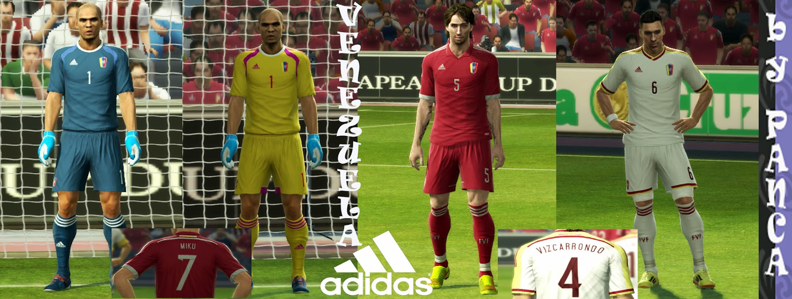 PNP: Pes 2013 : Venezuela Kits 2014 GDB Full by panca