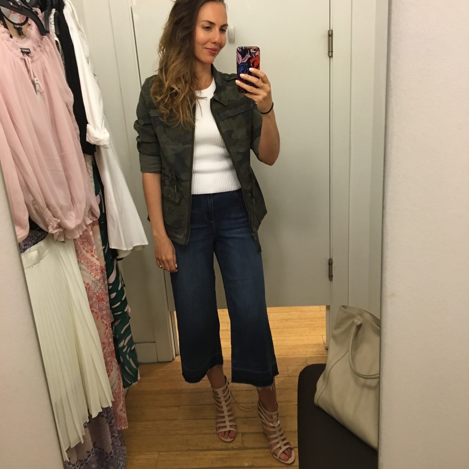 On prairie hill: Summer Express dressing room selfies
