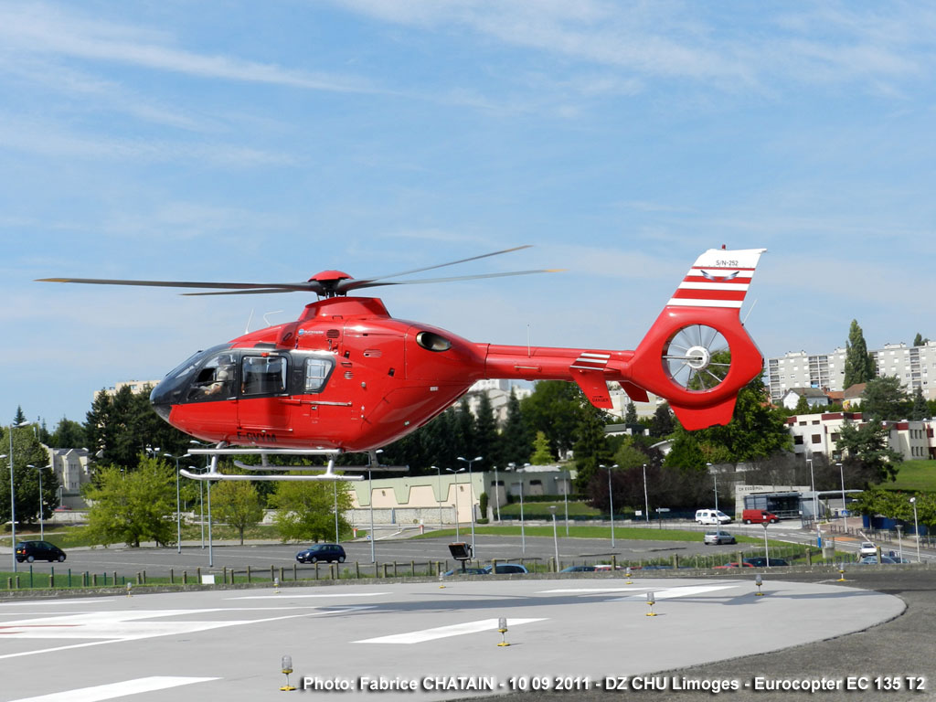 airactu87 par Alain Fradet: Eurocopter EC 135 T2 F-GVYM