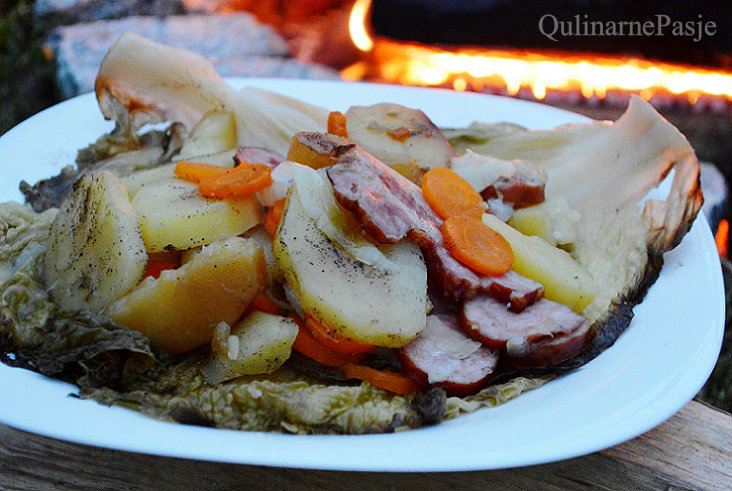 QulinarnePasje: Duszonki z ogniska - w sam raz na weekend :)