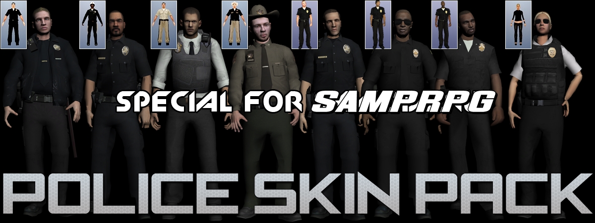 Police SKINPACK - DATP MODS - Mods para GTA:SA