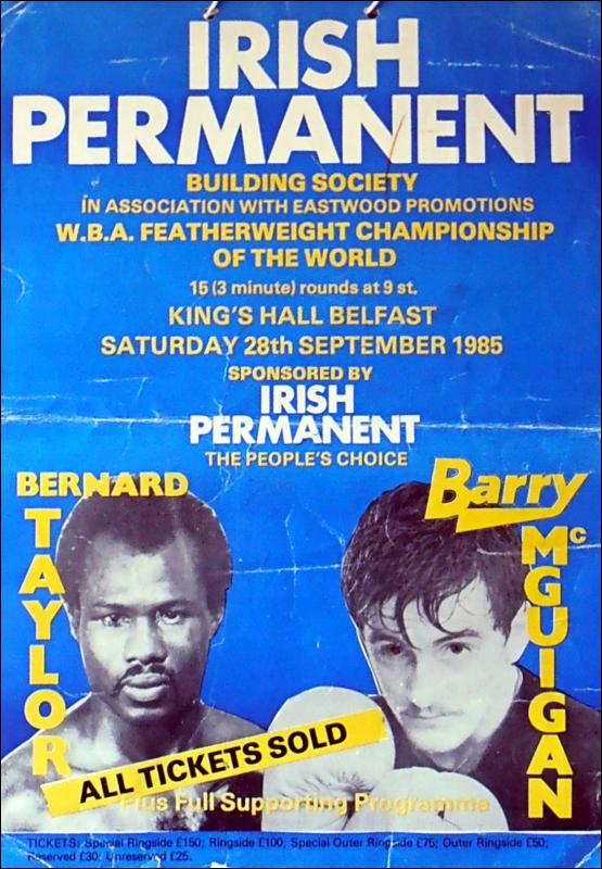 THE BOXING GURU'S HALL-OF-FAVORITES: BERNARD TAYLOR