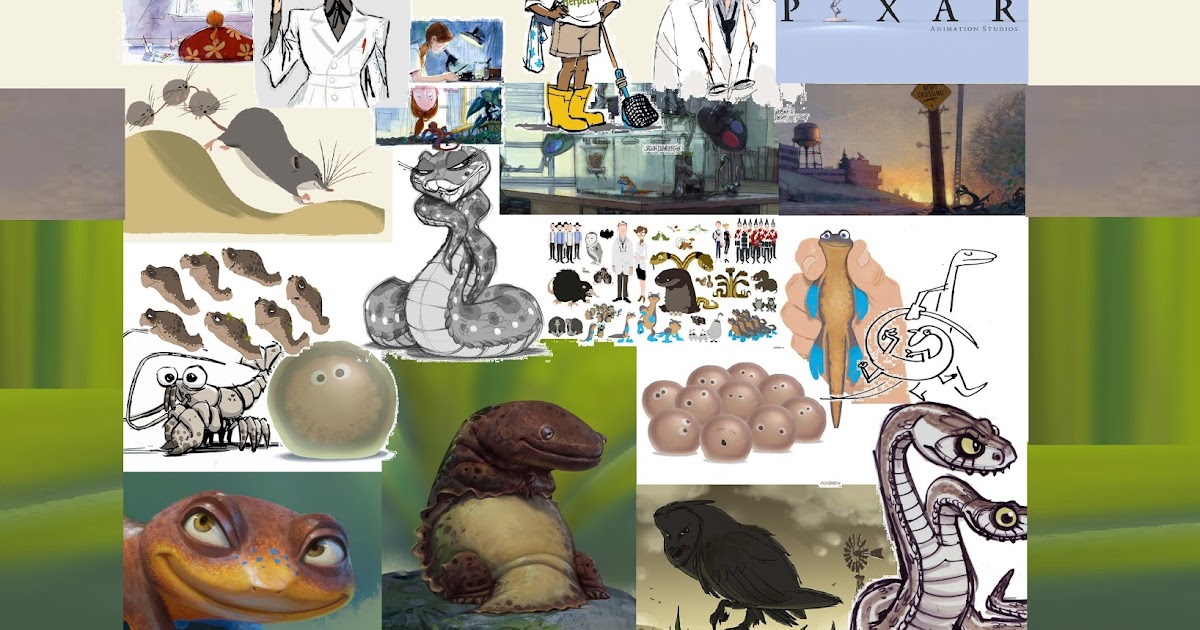 Pixar Newt Concept Art