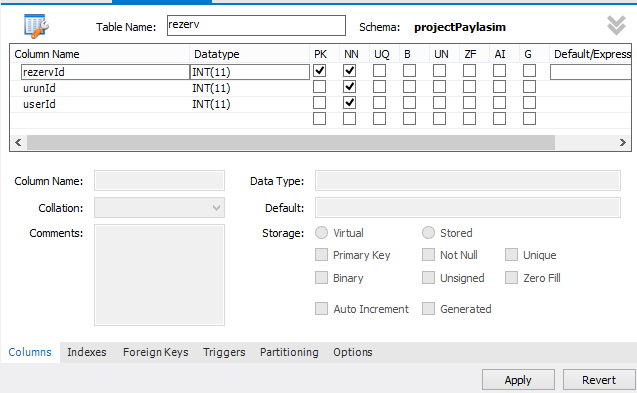 My Way of Computing: MYSQL WORKBENCH - FOREIGN KEY OLUSTURMA