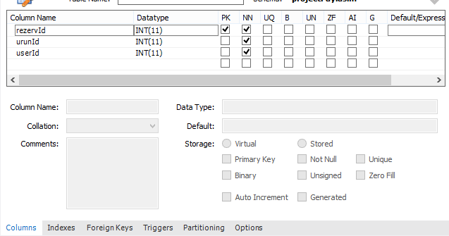 My Way of Computing: MYSQL WORKBENCH - FOREIGN KEY OLUSTURMA