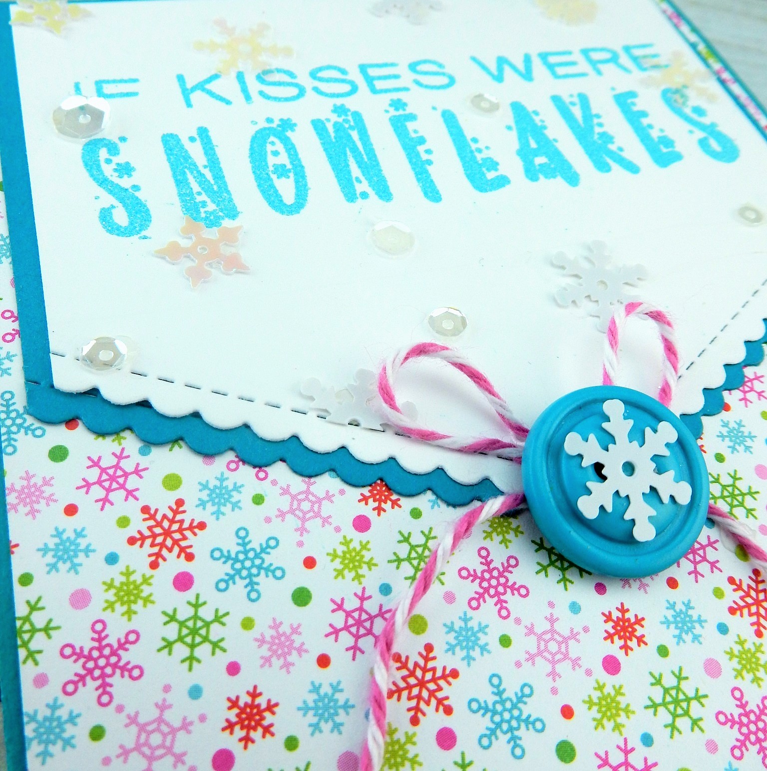 KB Stamps: If Kisses were Snowflakes....