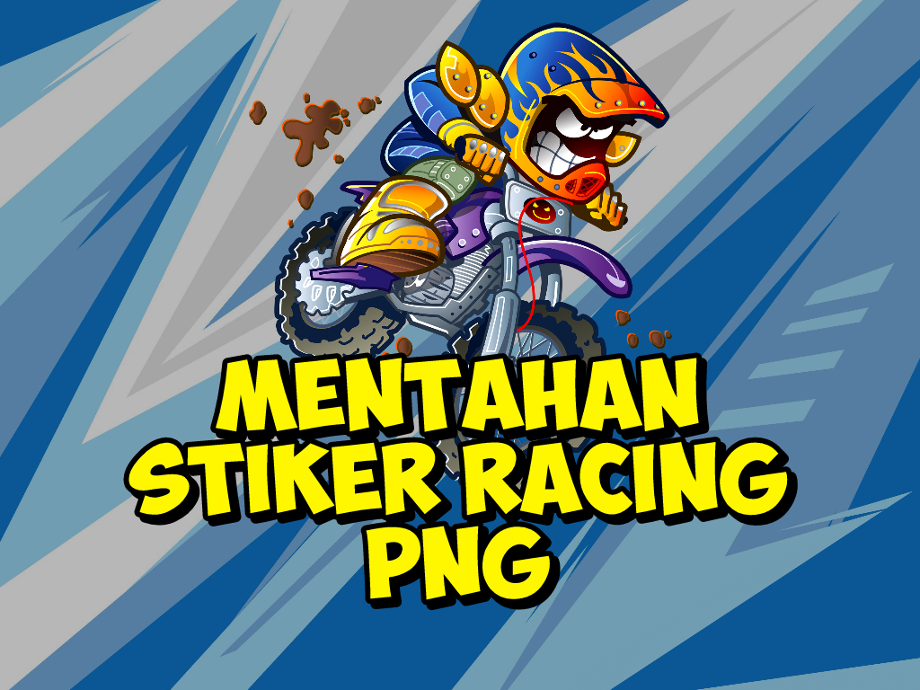 Kumpulan mentahan stiker racing anime/kartun HD format PNG part 3