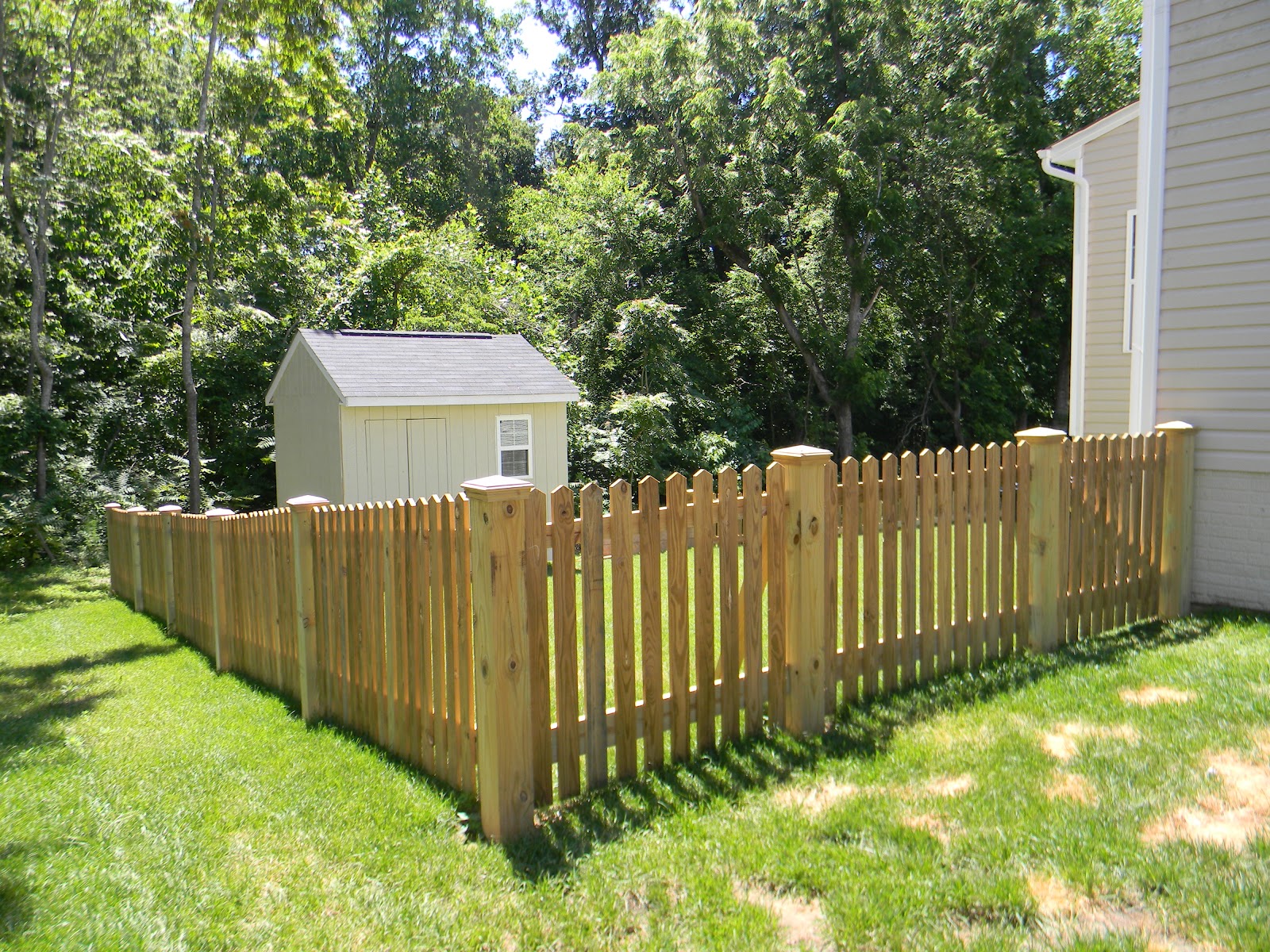 Seaside Interiors: Shed and Fence Completed!!