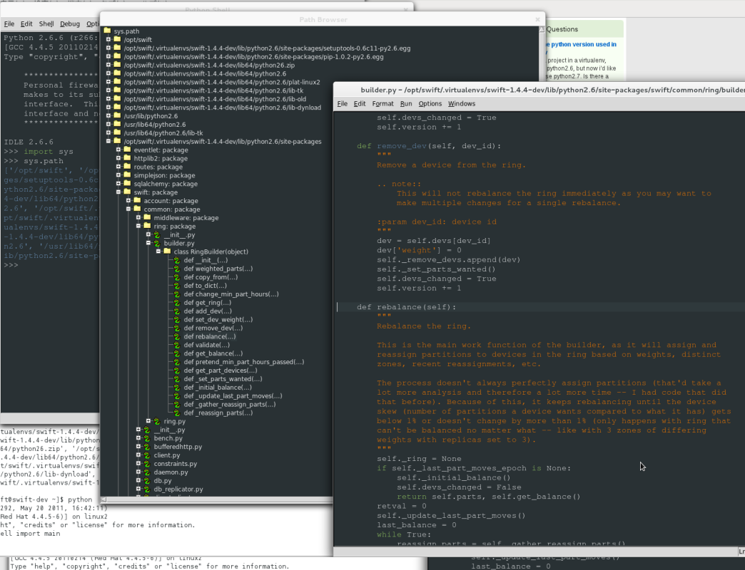 OSSはアルミニウムの翼で飛ぶ: Python IDLE を少しだけ使いやすくする