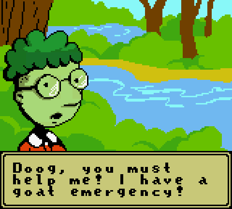 VGJUNK: DOUG'S BIG GAME (GAME BOY COLOR)