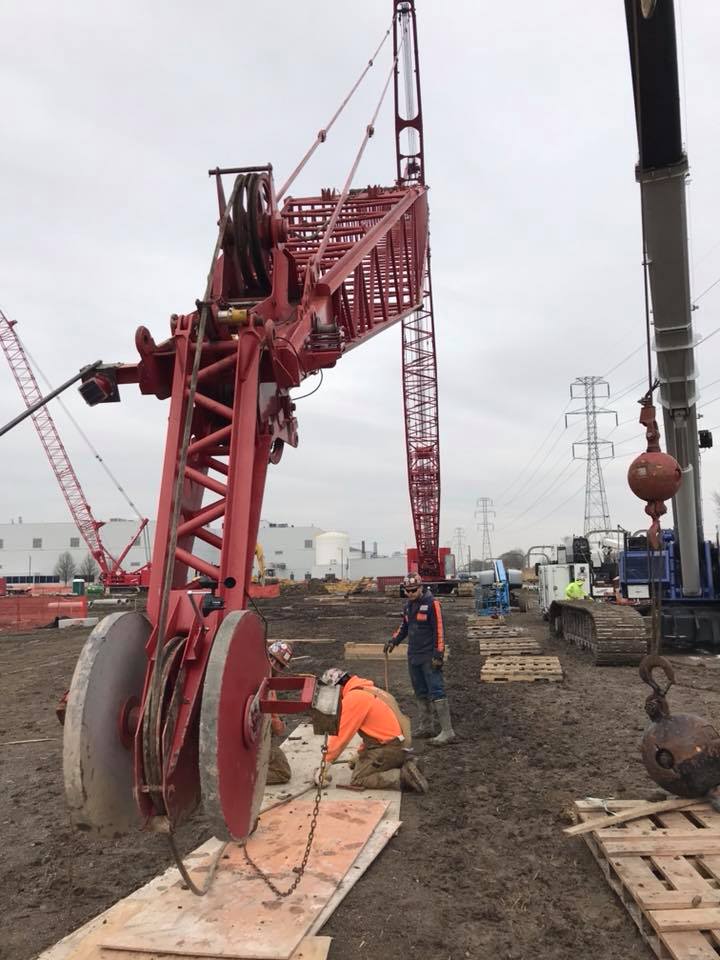 Industrial History: Cranes with a Luffer Jib