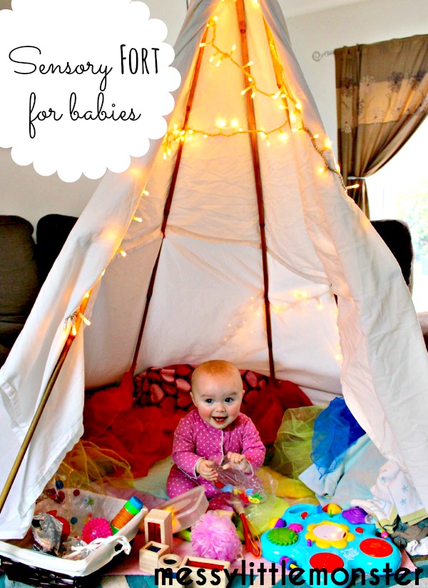 Sensory Fort for Babies - Messy Little Monster