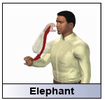 HearMyHands ASL: letter of the week E! & E is for ELEPHANT