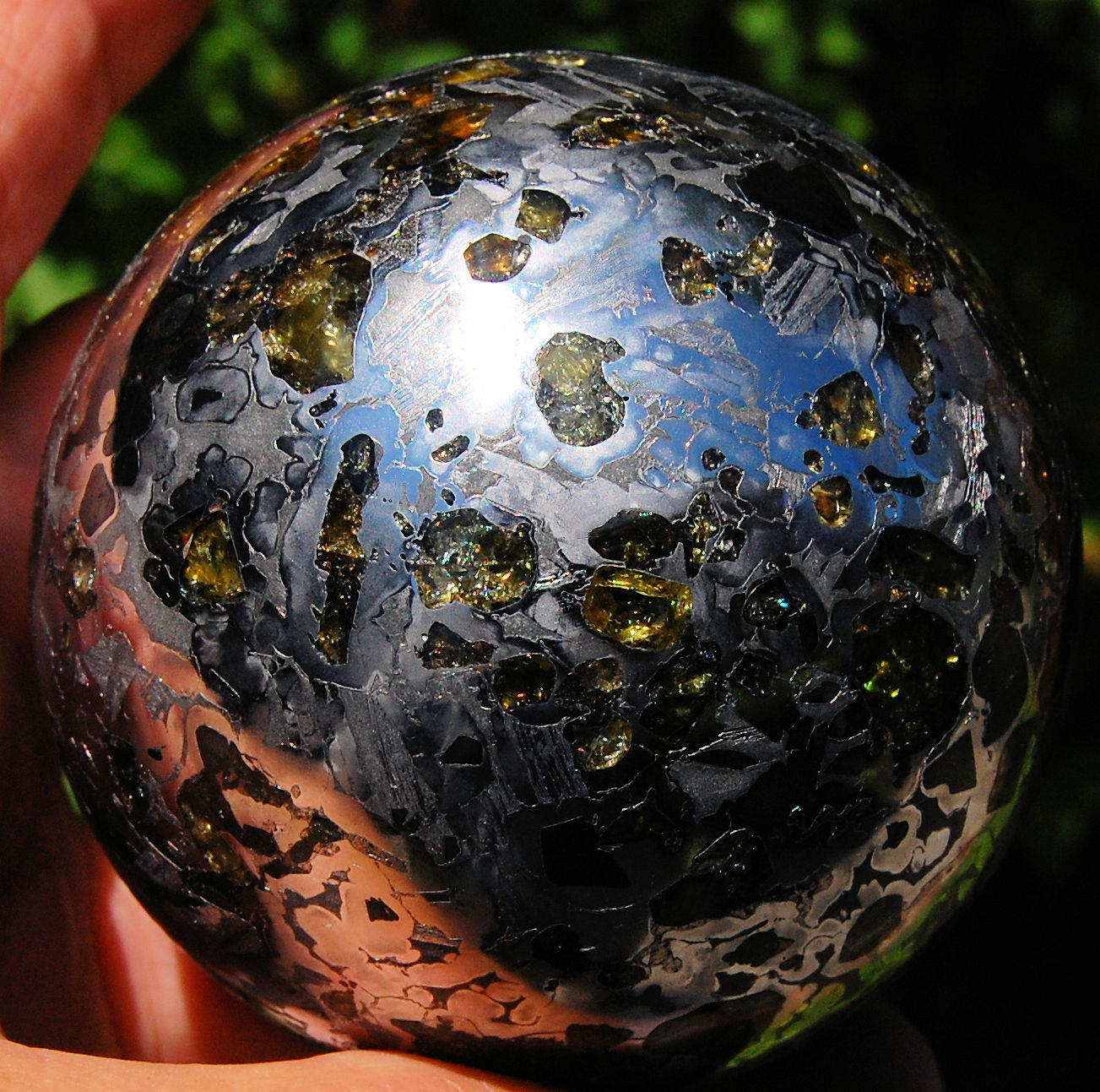SparkleTrain: SPHEREFACTOR: Incredible Rare SEYMCHAN PALLASITE OLIVINE ...