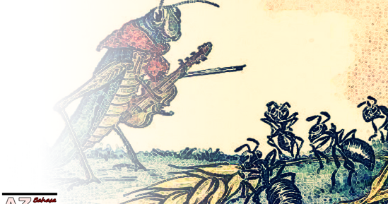 Contoh Narrative Text Fable Semut dan Belalang | A-Z Bahasa Inggris