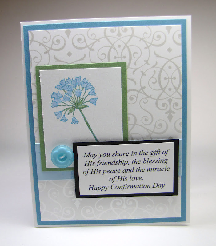 Maddiebug Designs: Confirmation card