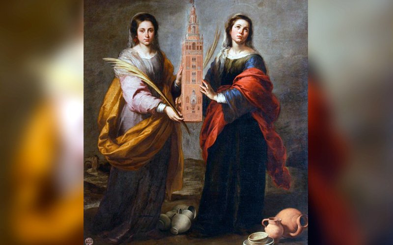 ® Santoral Católico ®: SANTAS JUSTA Y RUFINA, PATRONAS DE SEVILLA Y DE ...