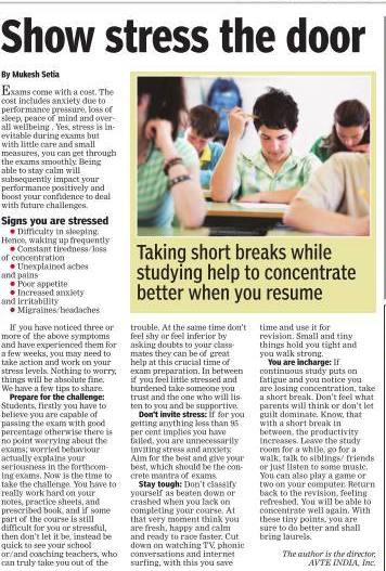 Article Show Stress the Door